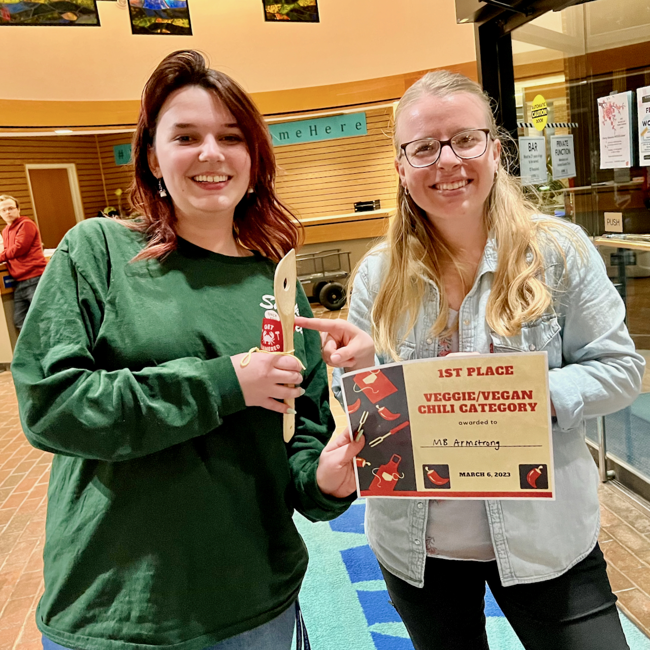 LaGanke, Armstrong, Barksdale win top spots in 15th annual GSA chili ...